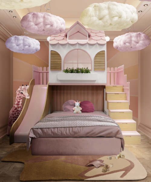 A Dreamy Pink Girls' Bedroom | Circu Magical Furniture