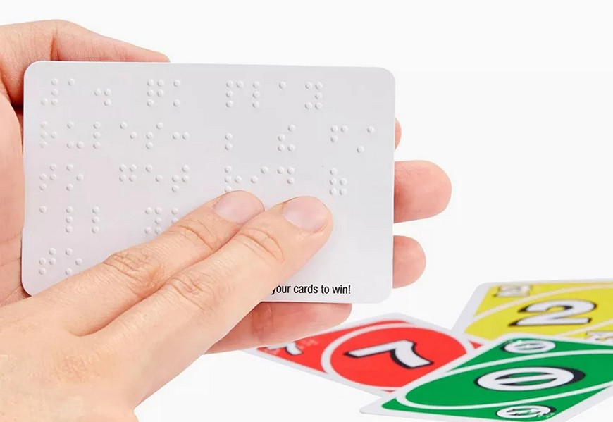 Meet the UNO Cards In Braille For Visually Impaired People ...
