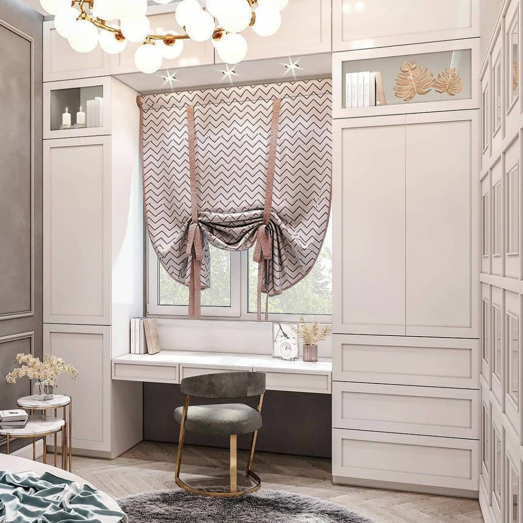 Diora Design created a classy Girl’s Bedroom with a touch of Pink ...
