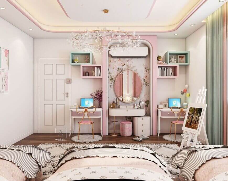 Princess Girls’ Room For Three Sisters – Inspirations | Circu Magical ...