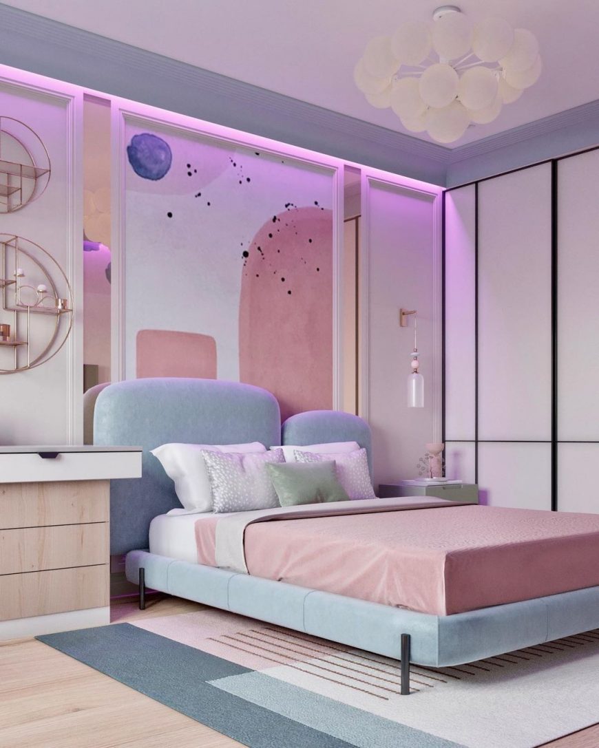 Lovely Girlsroom Design in Pastel Tones by Maria Kalina | Circu Magical ...